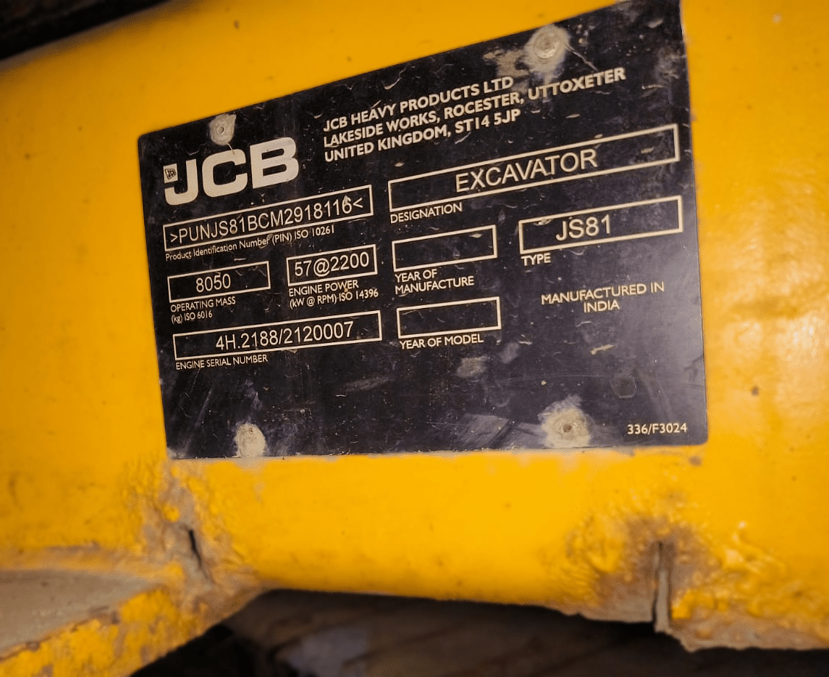 JCB JS81 | YantraLive
